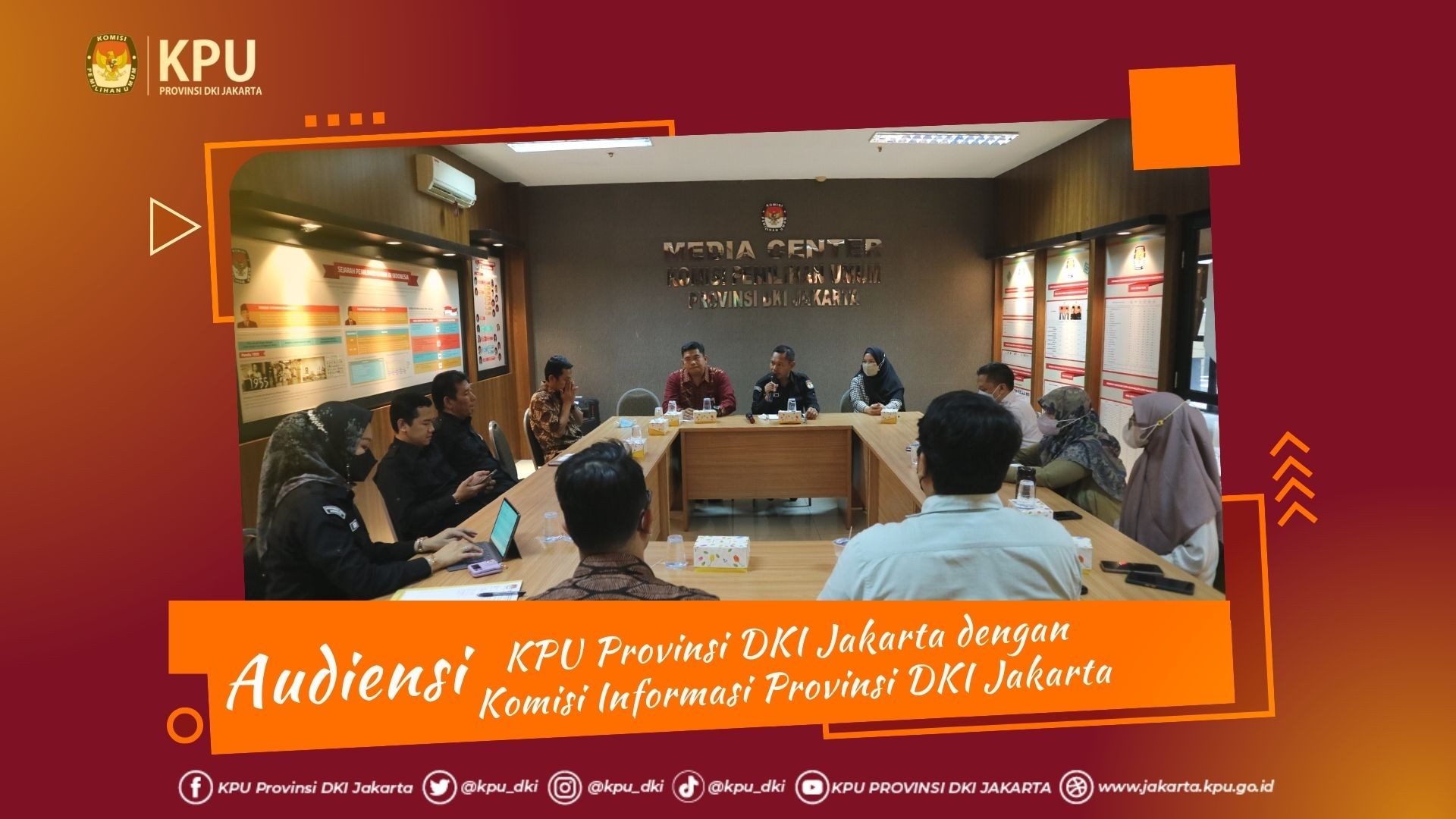 KPU JAKARTA - KPU Provinsi DKI Jakarta Terima Kunjungan Silaturrahmi ...