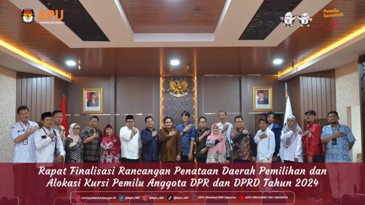KPU JAKARTA - FGD Uji Publik Penataan Daerah Pemilihan dan Alokasi Kursi DPRD Provinsi pada ...